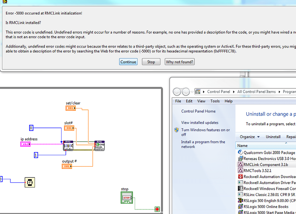 Labview RMC75e communications problem - RMCLink - Delta Motion Discussion Forum